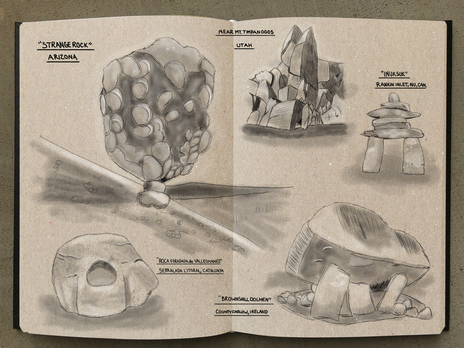 ArtStation - Rock Concept Art Project