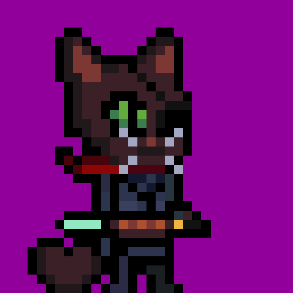 José Antônio Sandes - Ninja Cat Idle Animation