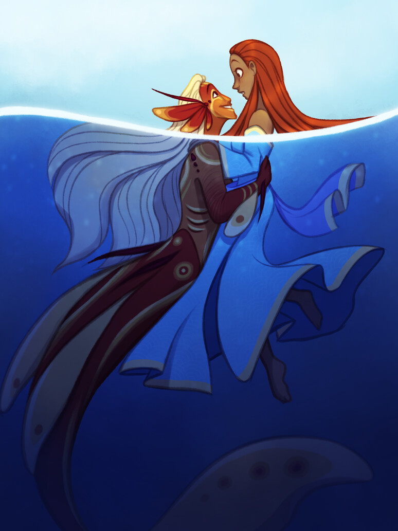 ArtStation - The Not-so-little Mermaid