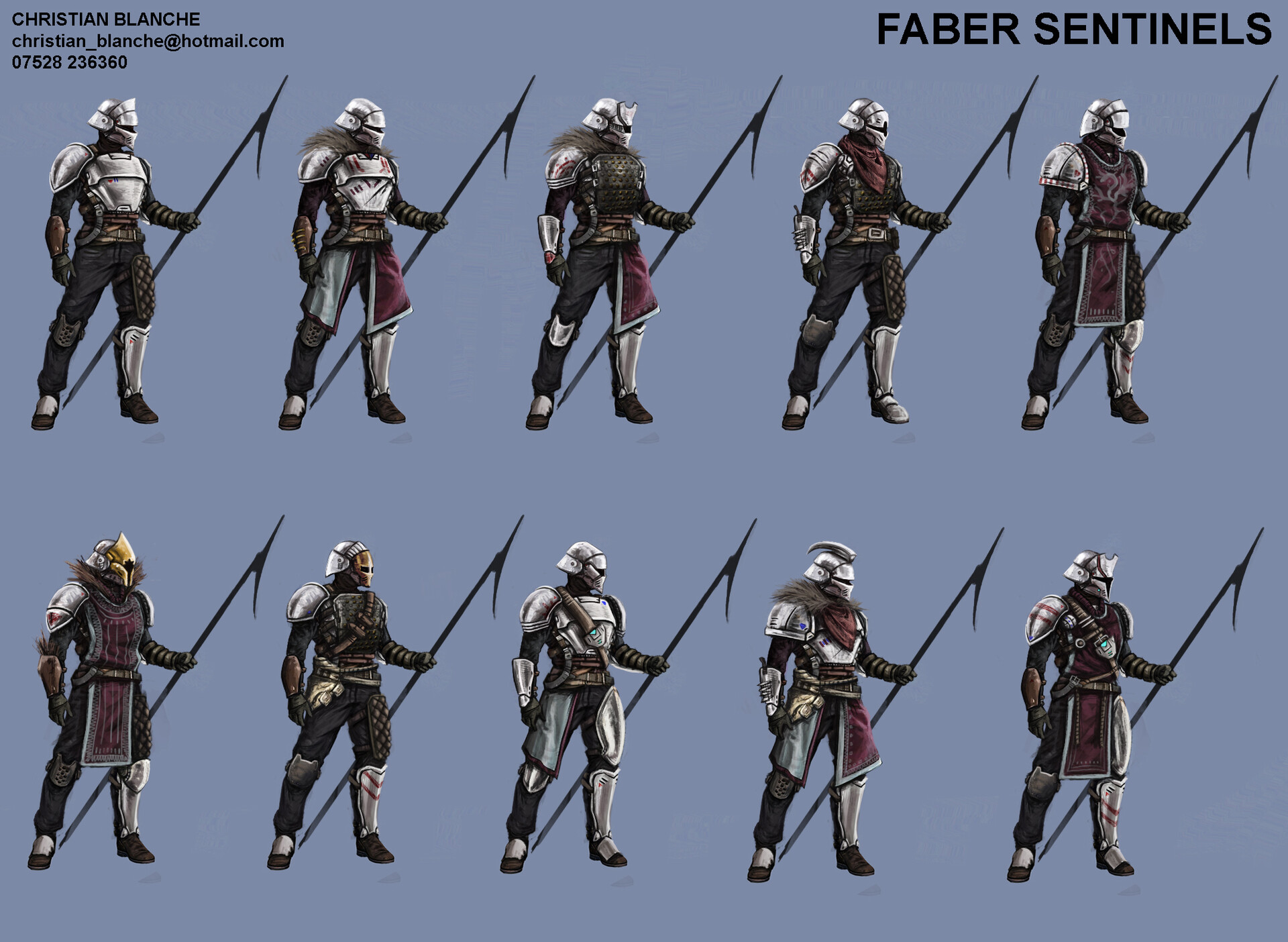 ArtStation - Faber Sentinel - Character Concept Art