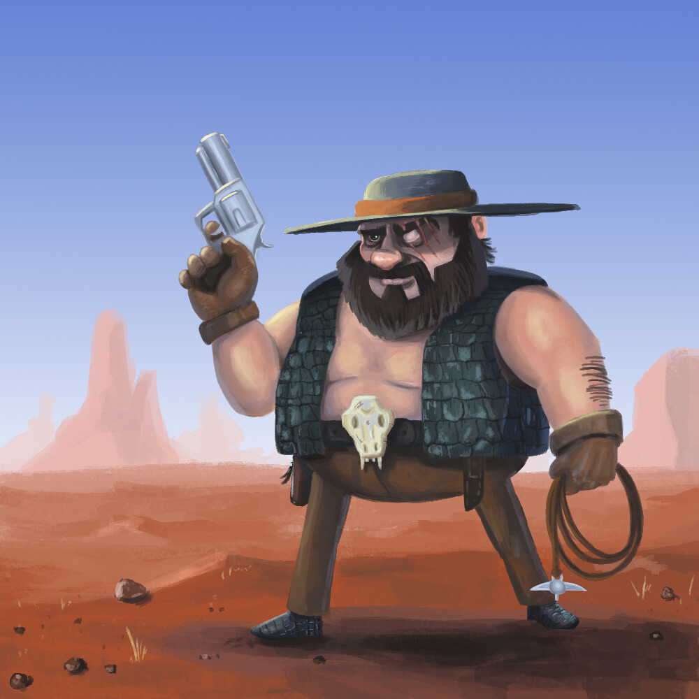 ArtStation - Outback Cowboy character