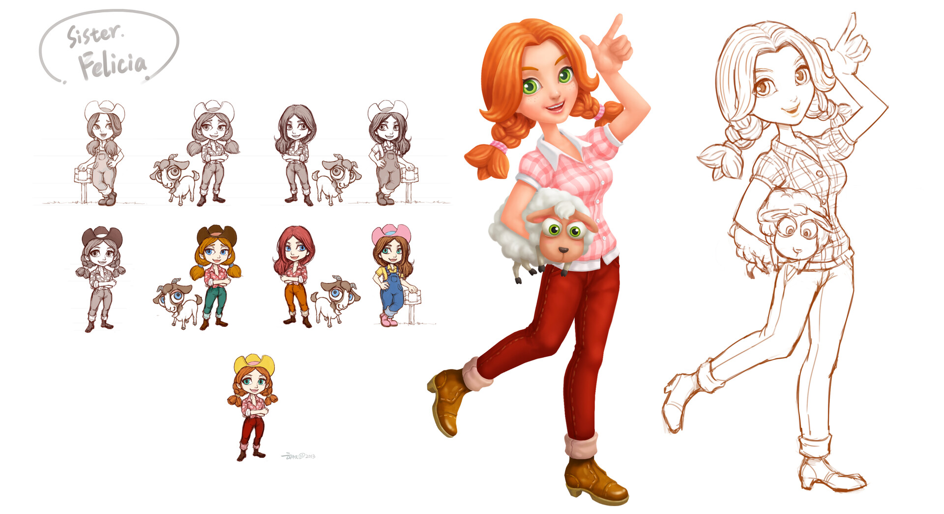 ArtStation - 2D concept for farming game