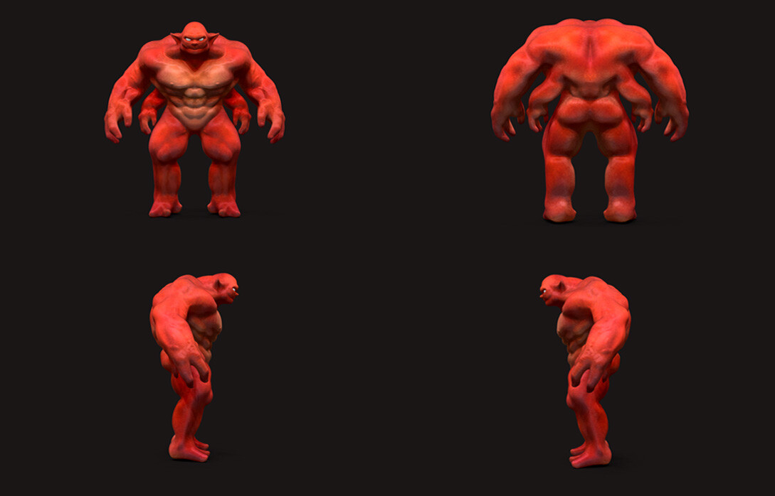 Thaddeus Trevin Yapinski - 3D Monster Modeling