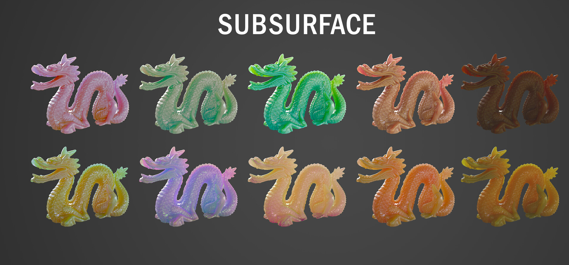 ArtStation - Subsurface Testing in Arnold