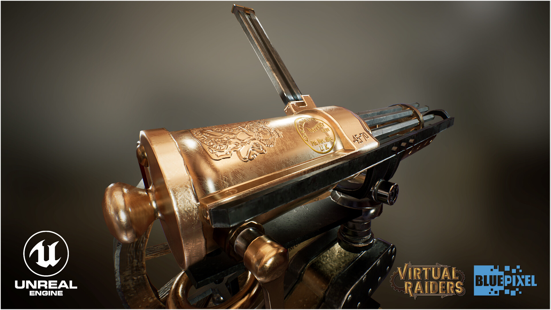 Steampunk Gatling Gun