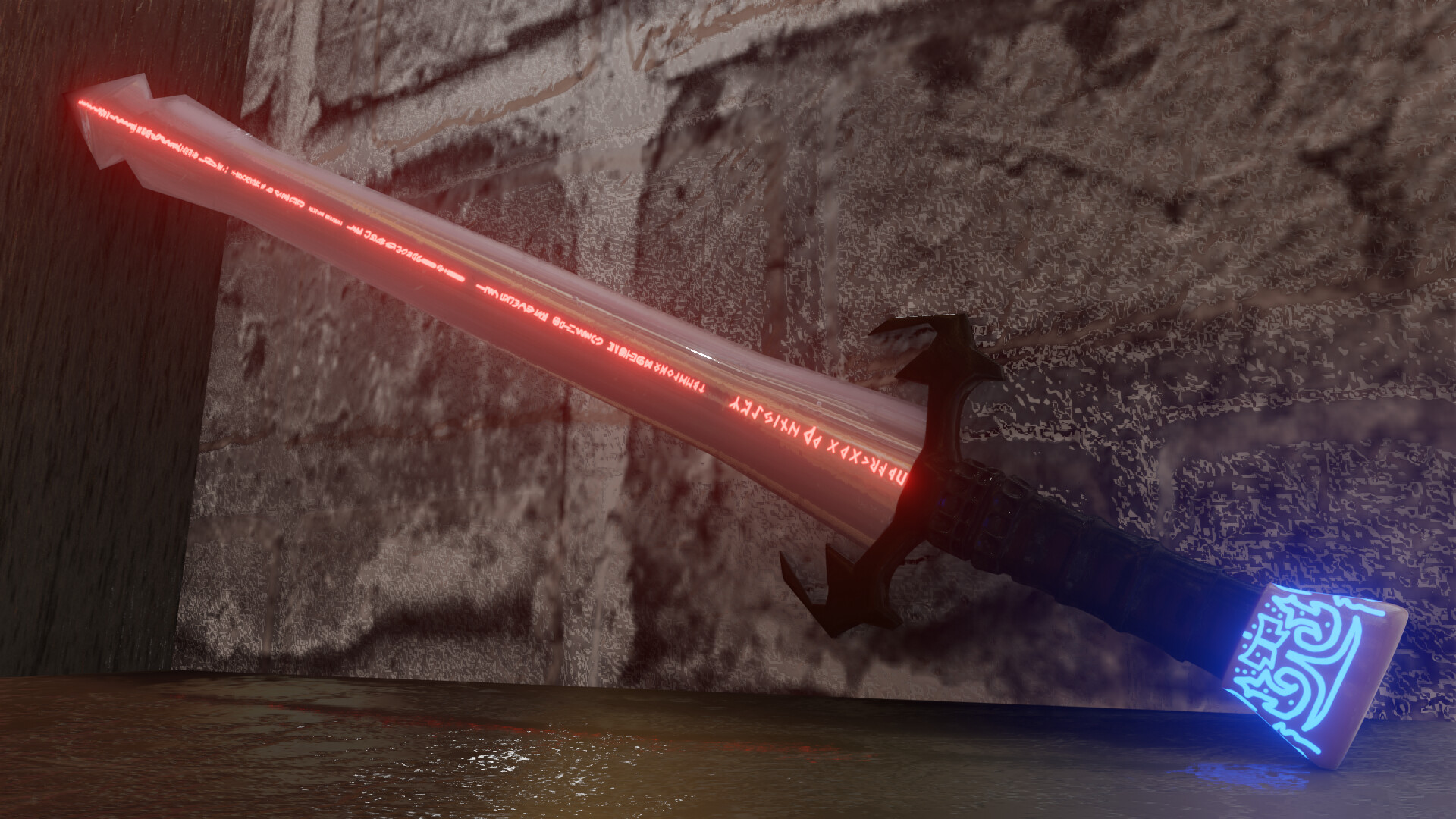 ArtStation - Latest sword I made with the help of texture paint