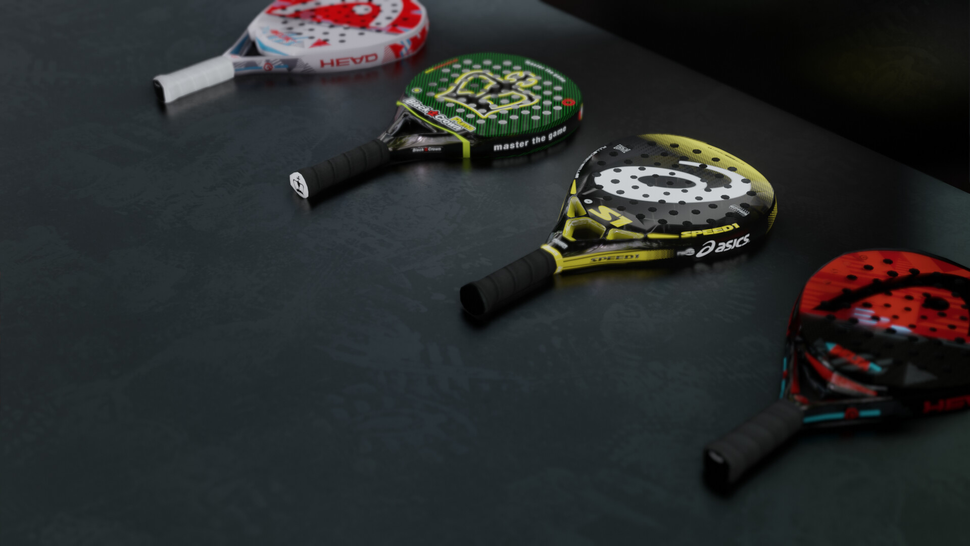 ArtStation - LowPoly Paddles for Unity VR videogame