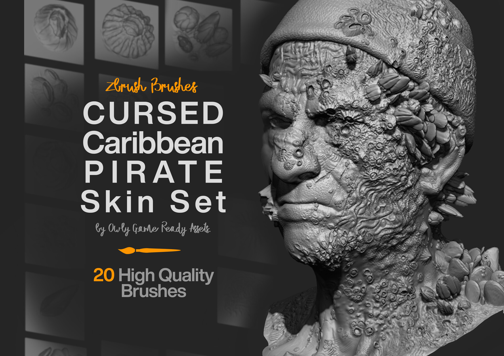 ArtStation - Cursed Caribbean Pirate Skin Set