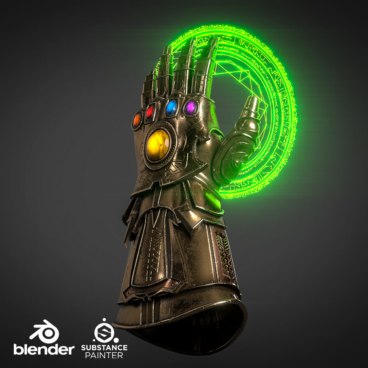 ArtStation - Infinity Gauntlet