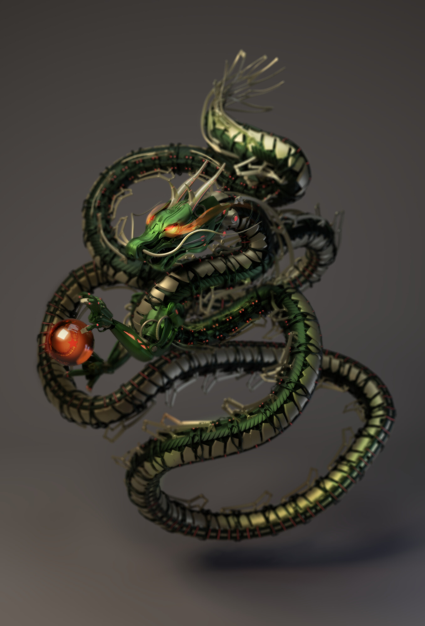 ArtStation - Mechanical Dragon