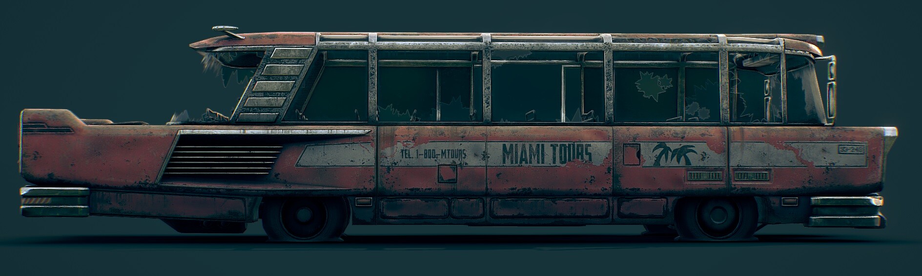 Pavel Tarnowski - Fallout 4 Miami Tourist Bus