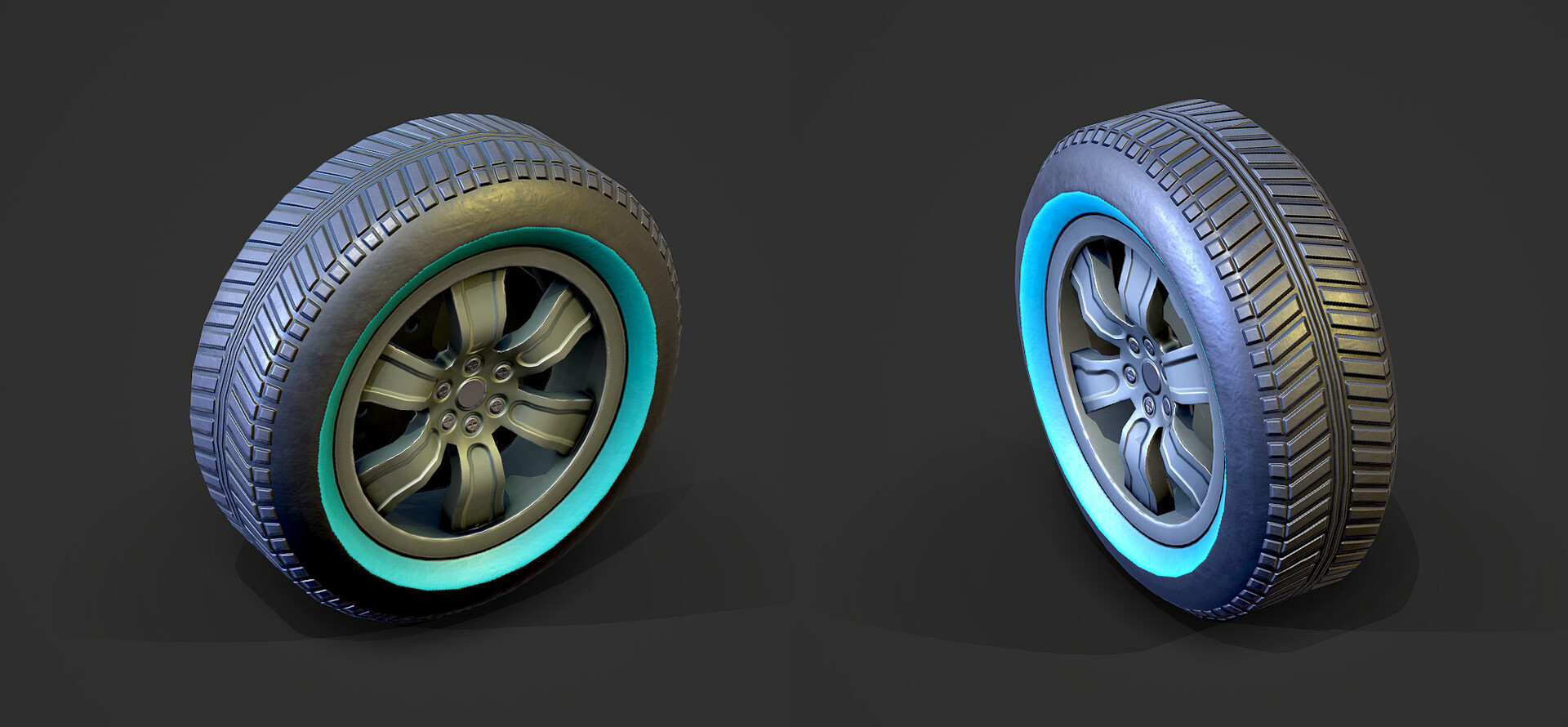 ArtStation - Stylized Wheel