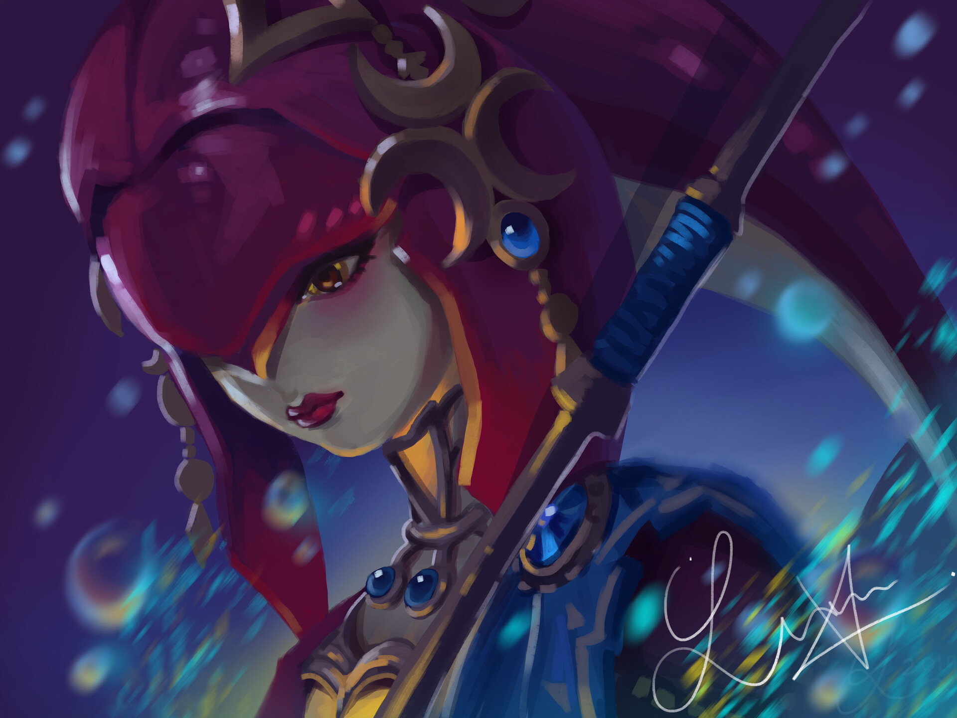 Artstation Mipha Fan Art 2018