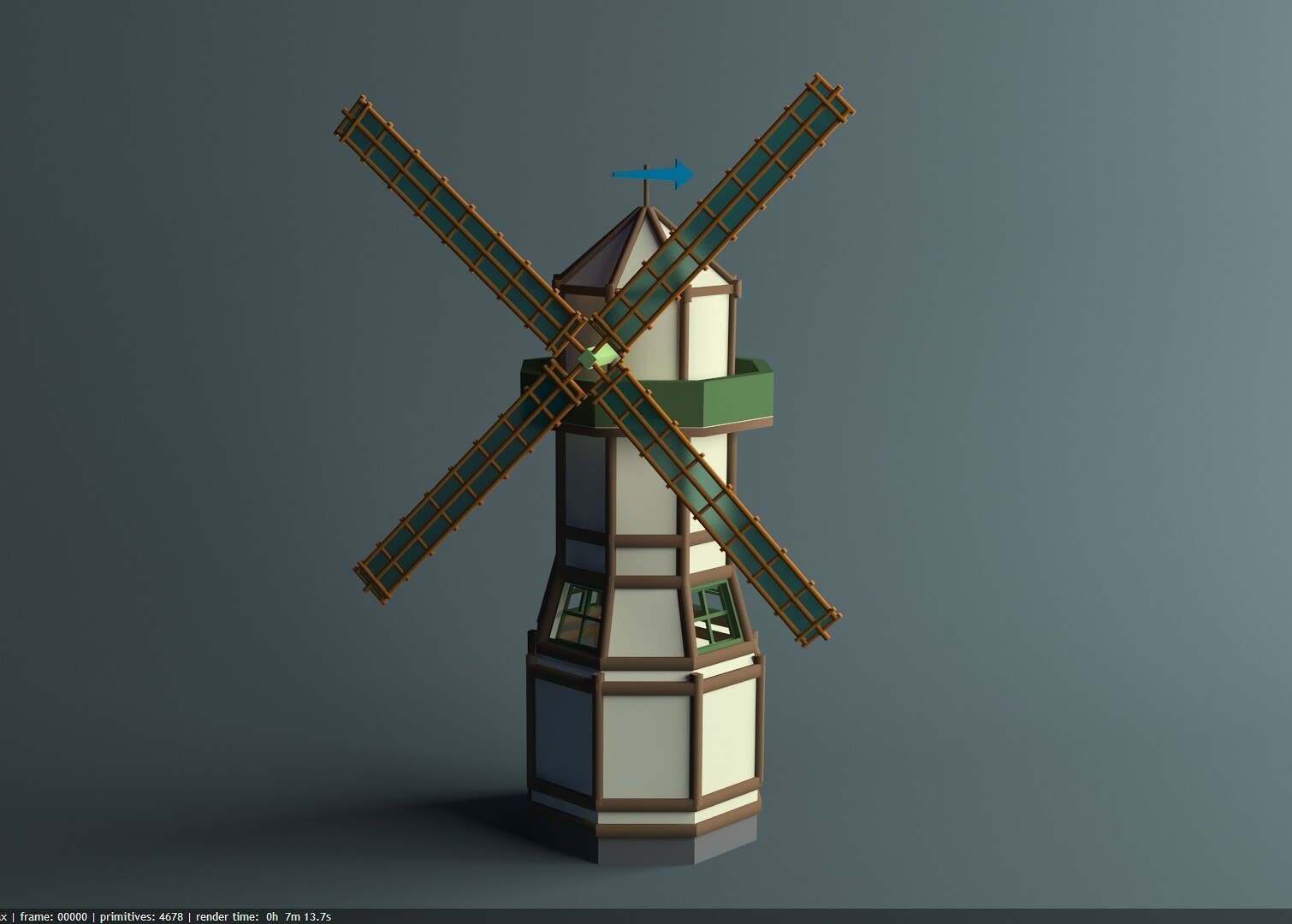 ArtStation - 3D Wind-Mill