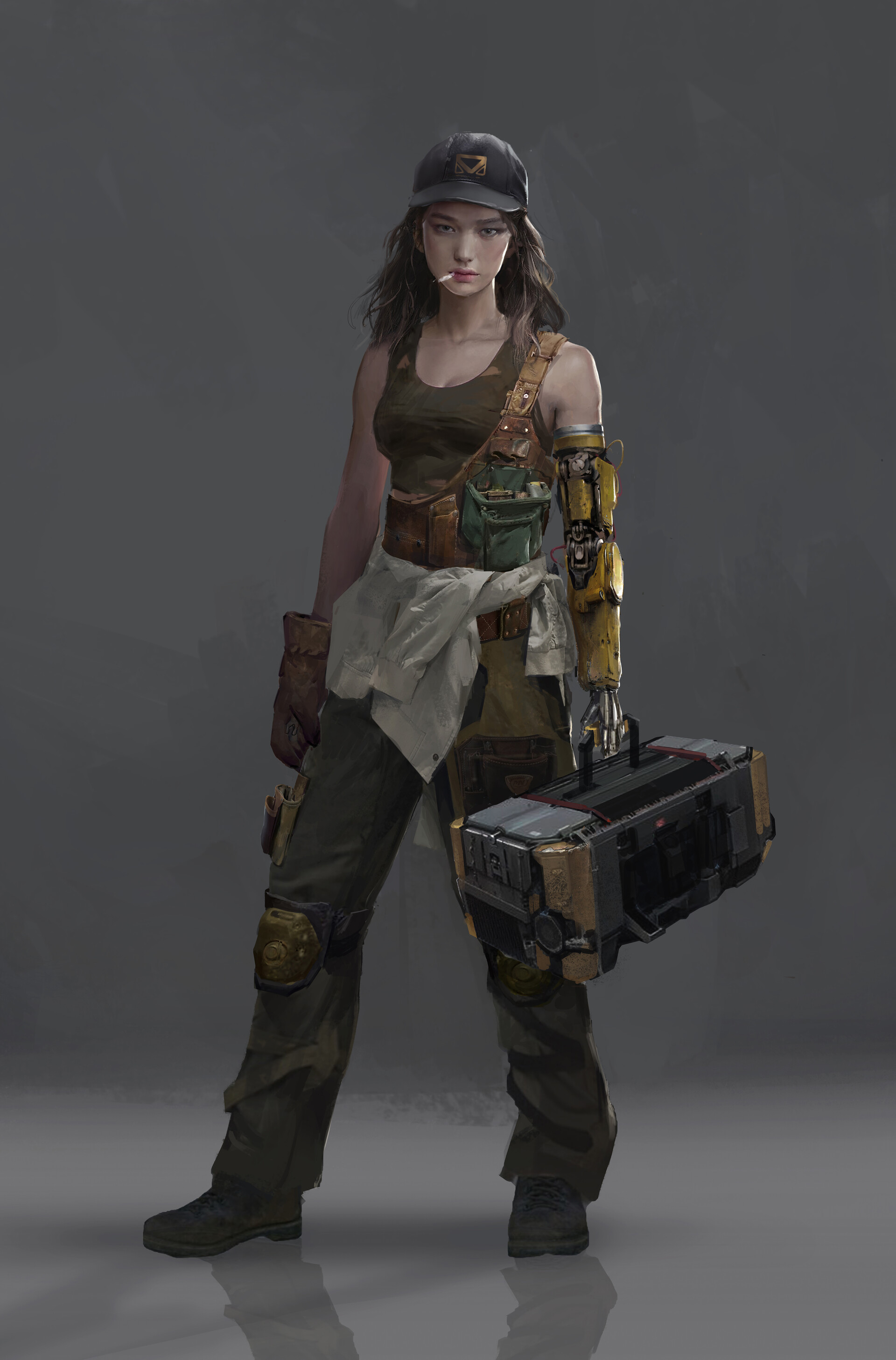 ArtStation - Repair woman worker