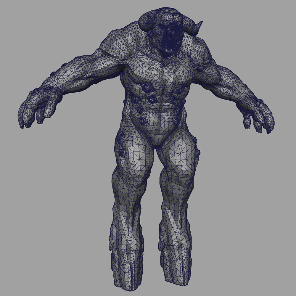 Sergey ( TrueMakaR ) Makarich - DOOM Hellknight fan-art redesign (scene ...