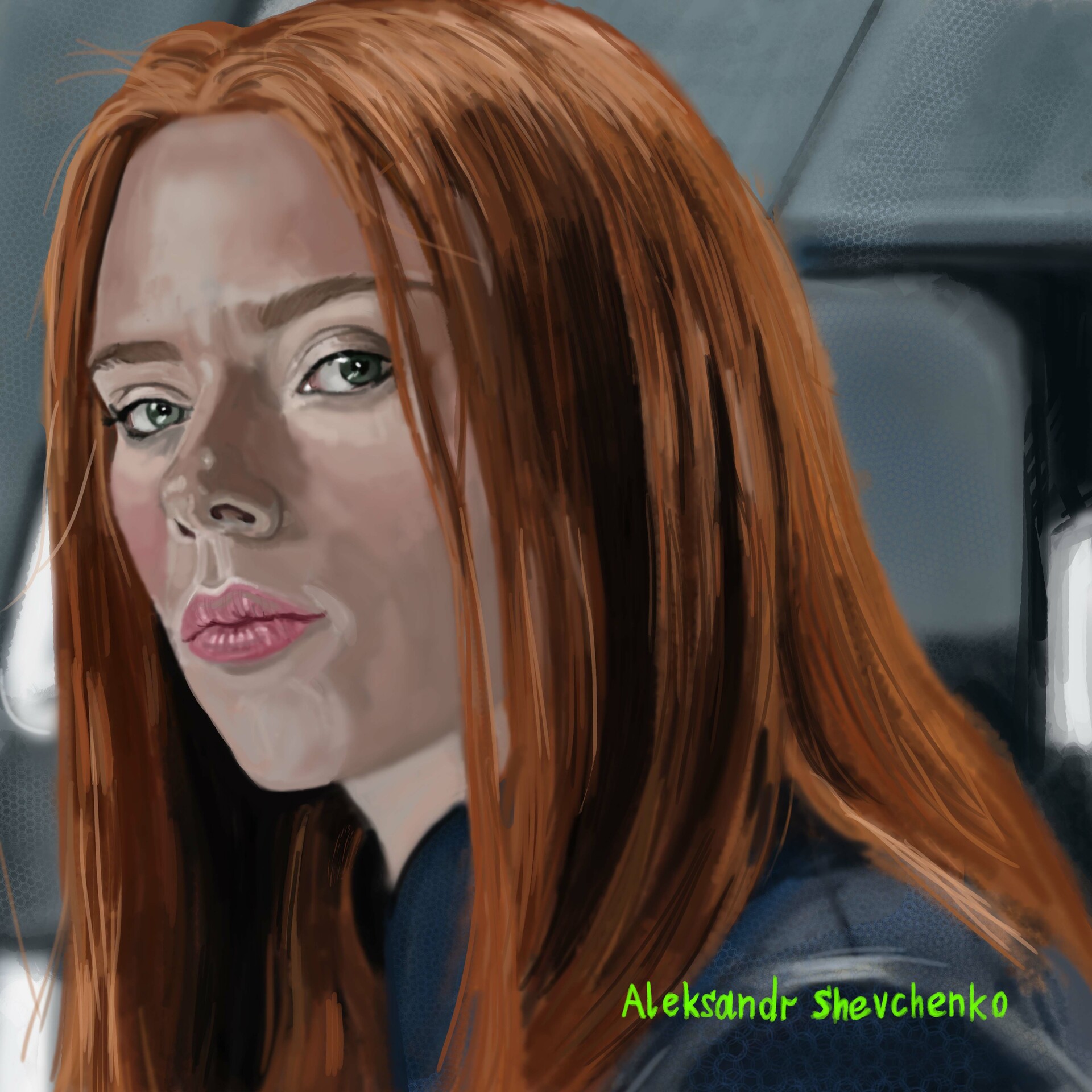 ArtStation - Natasha Romanoff Scarlett Johansson