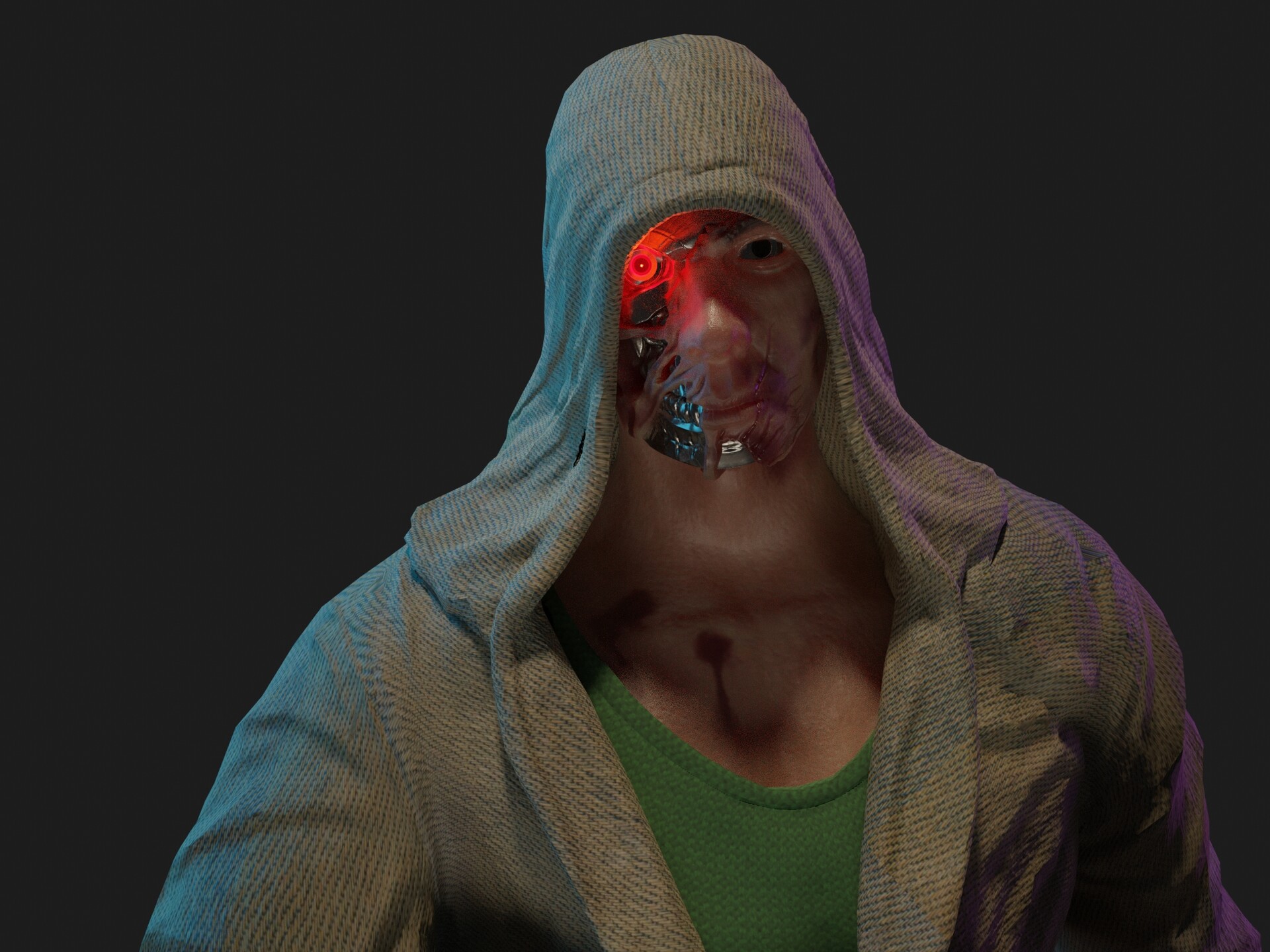 ArtStation - Cyborg 3D Model