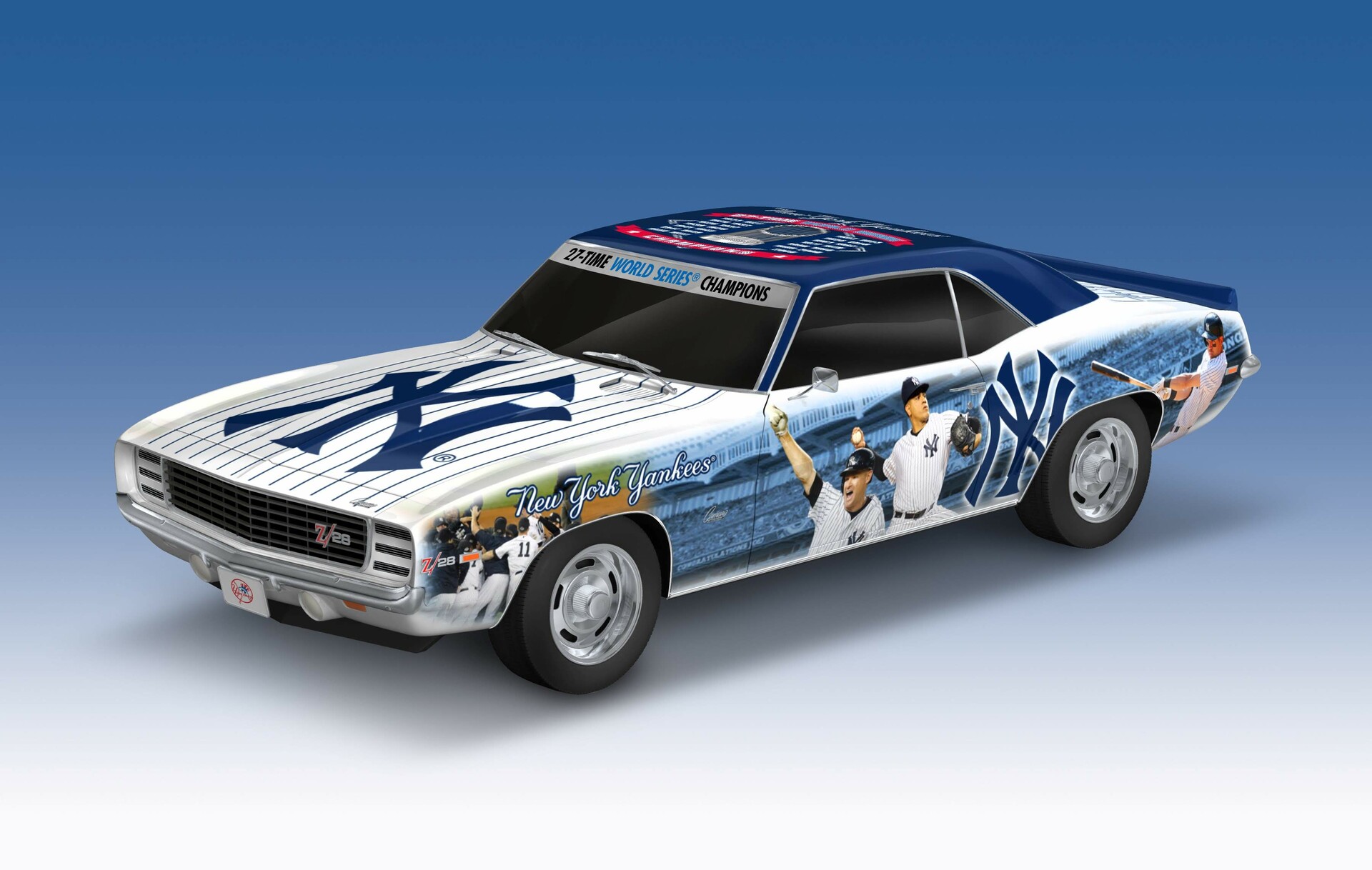 ArtStation - NY Yankees Collage Car