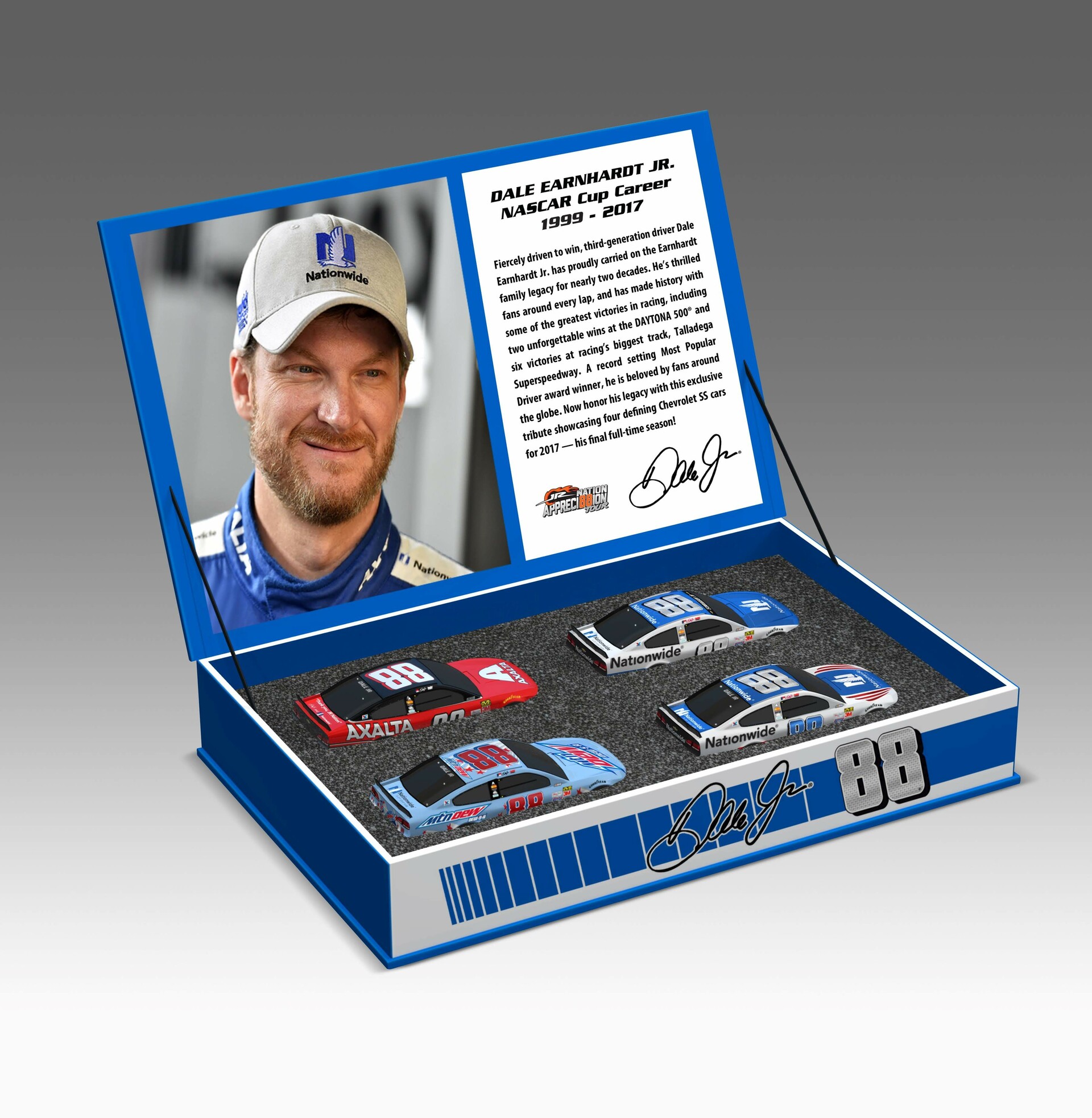 ArtStation - Dale Jr. 4 Car boxed set