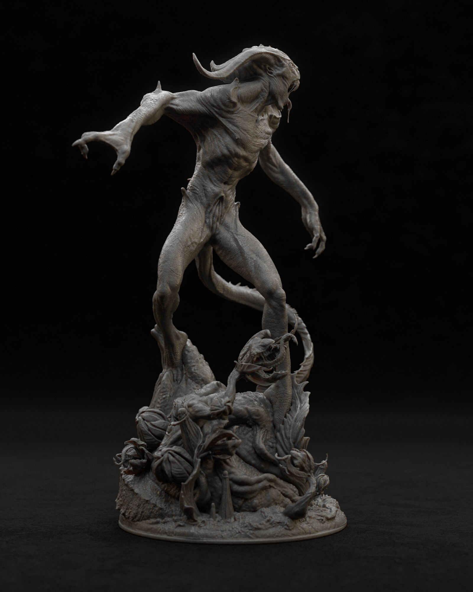 Diego Maricato - Swamp Demon - Clay Renders