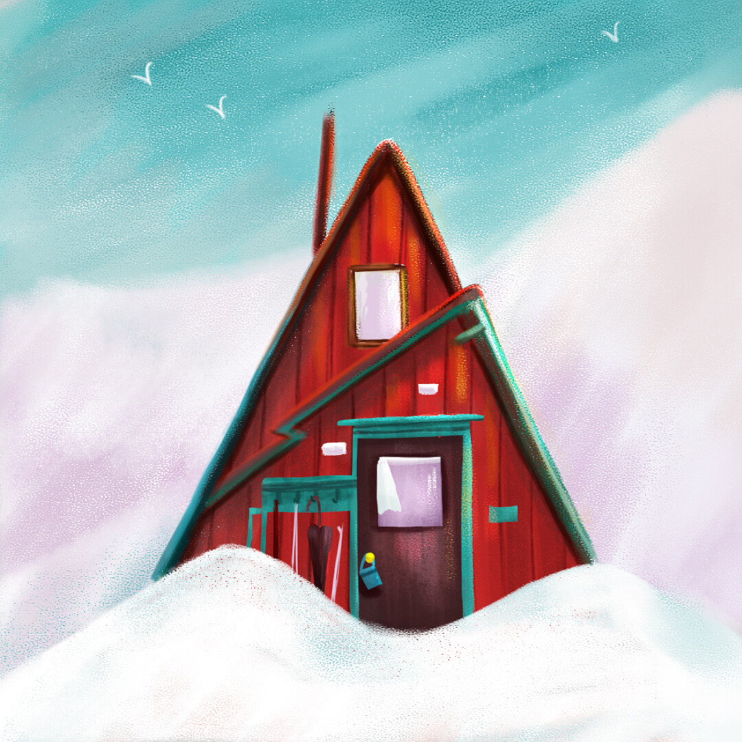 ArtStation - Snow Cottage