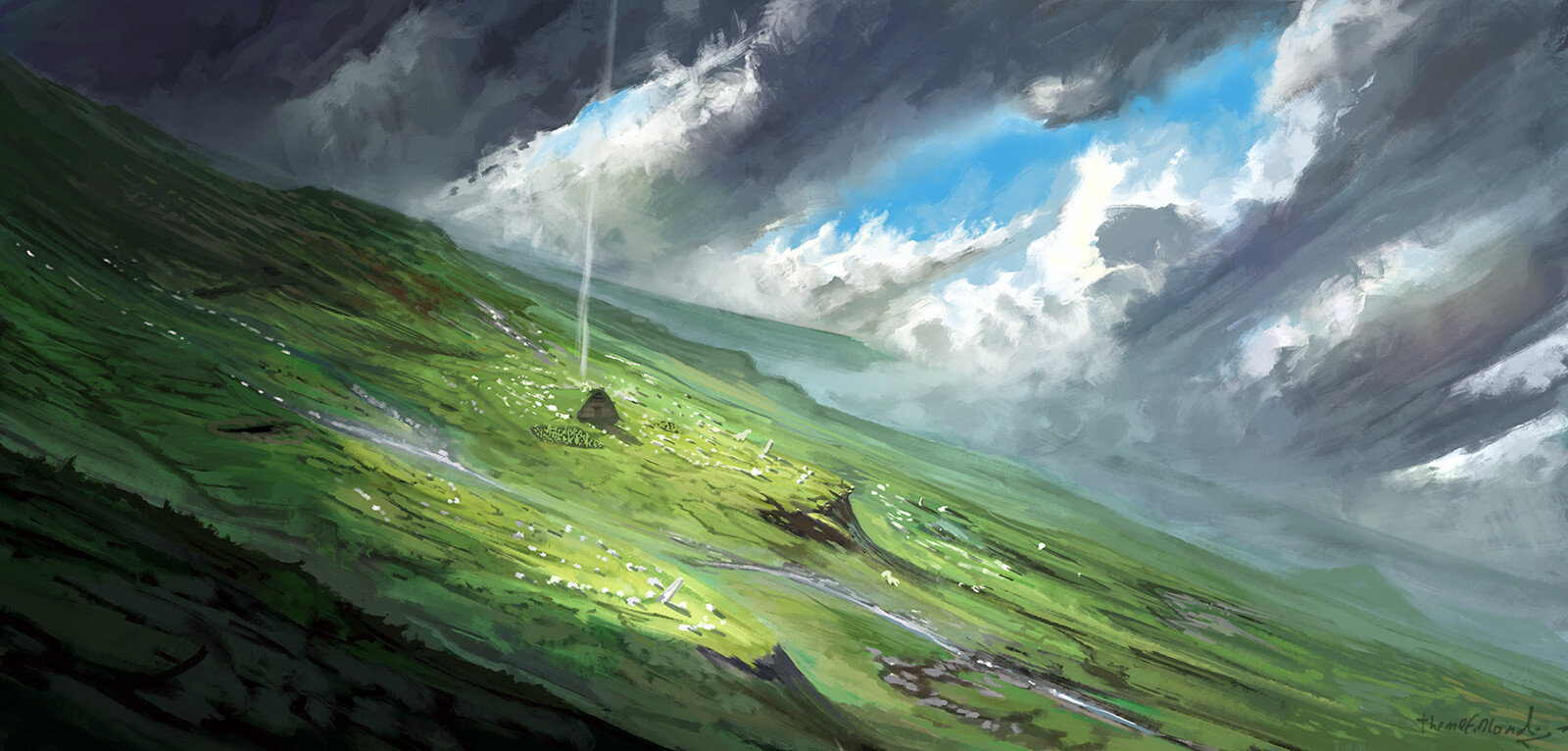 ArtStation - Hillside cabin