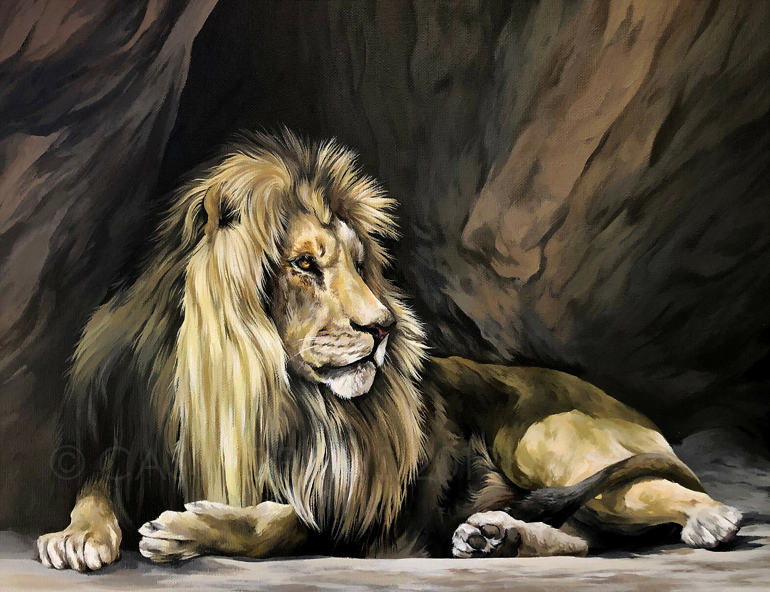 ArtStation - "Winston" the Lion.