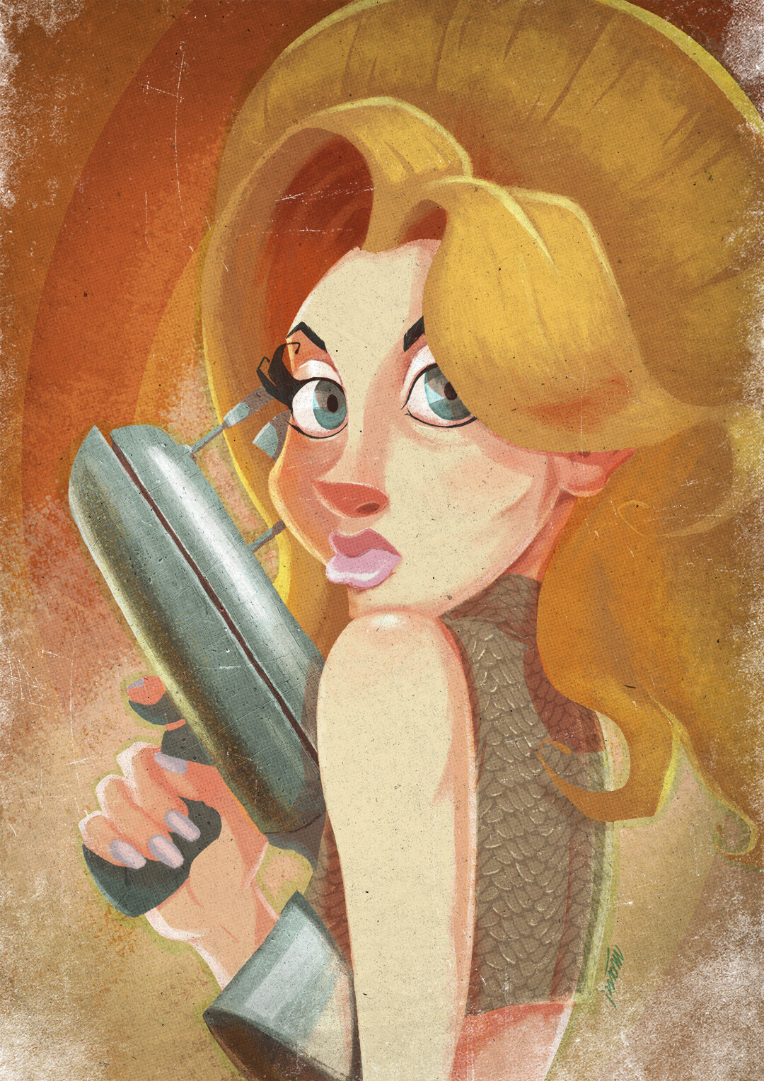 ArtStation - Barbarella, Queen of the Galaxy