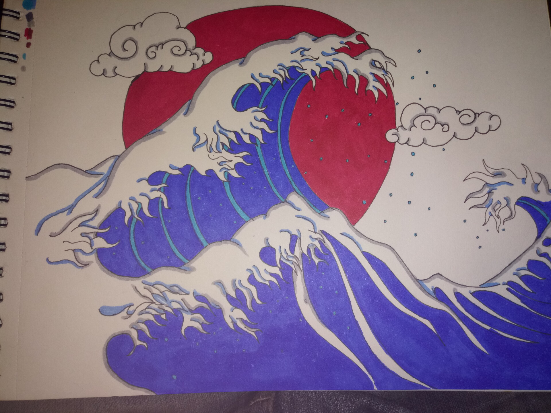 ArtStation - Traditional waves