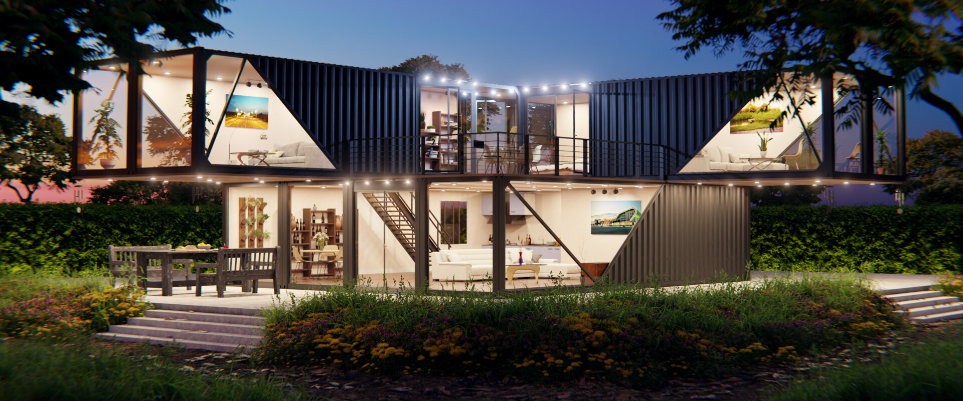 ArtStation - container house