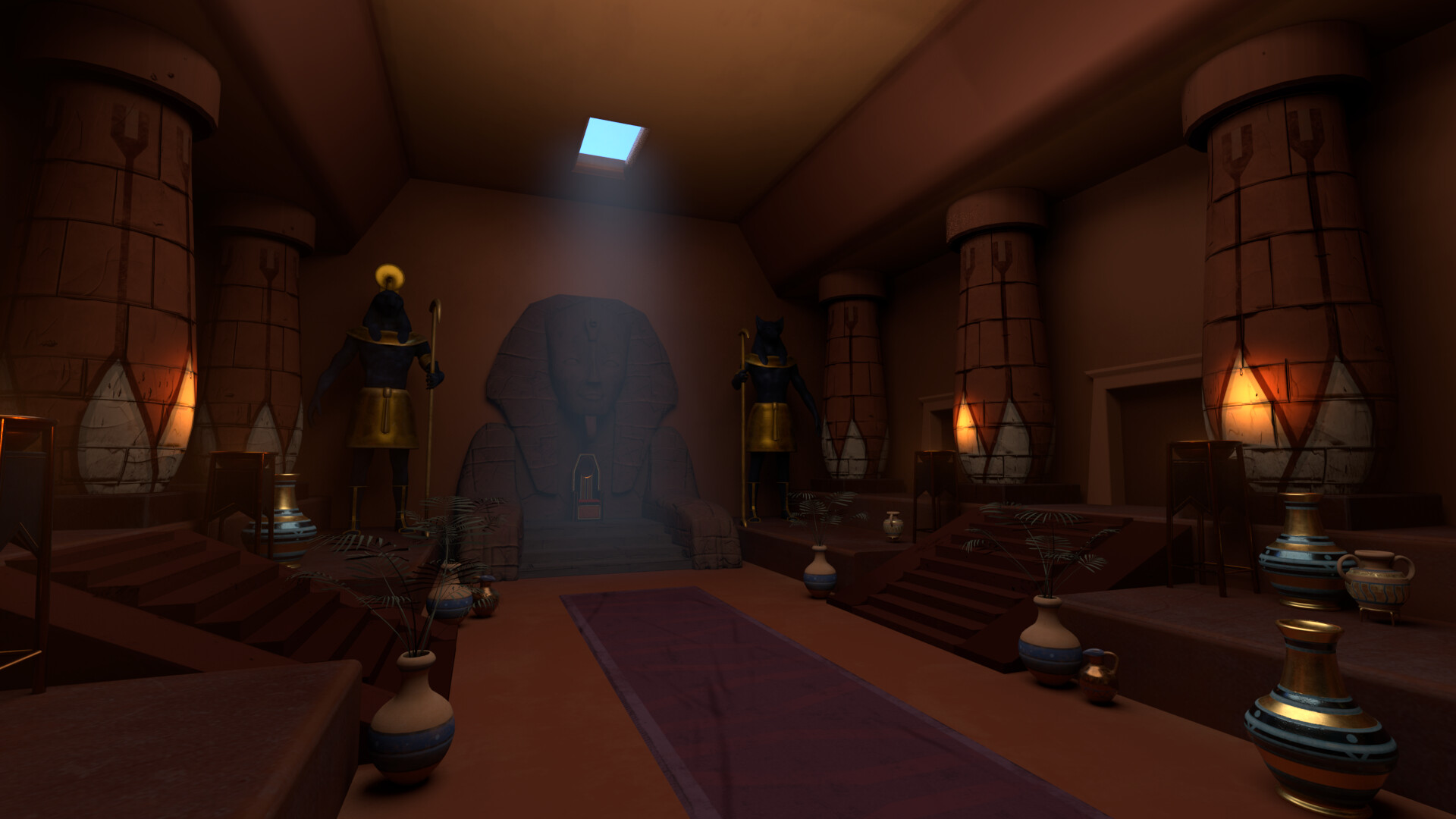 ArtStation - Egyptian Temple - 3D Environment