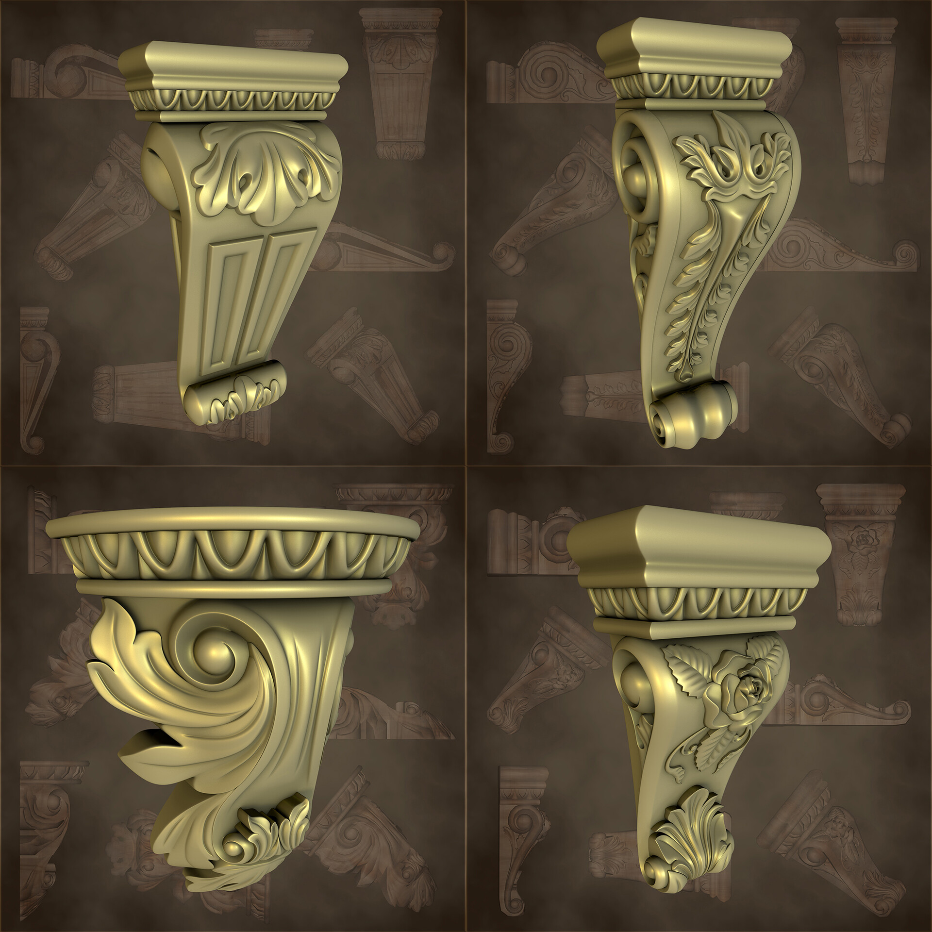 ArtStation - Corbels Vol 01