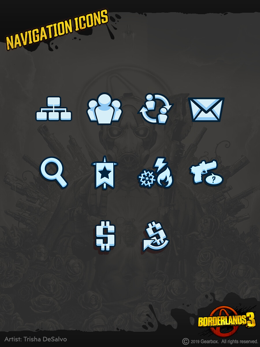 borderlands iconography