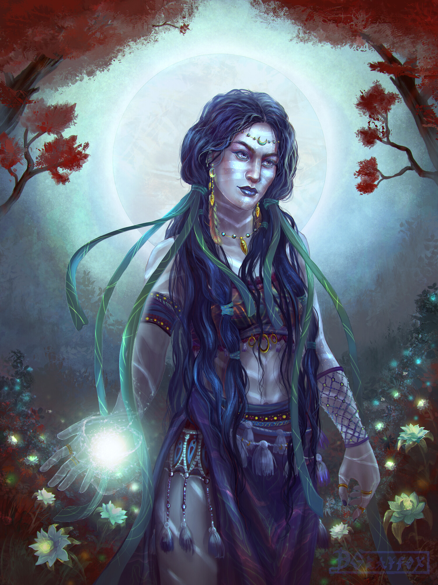 ArtStation - Moon goddes
