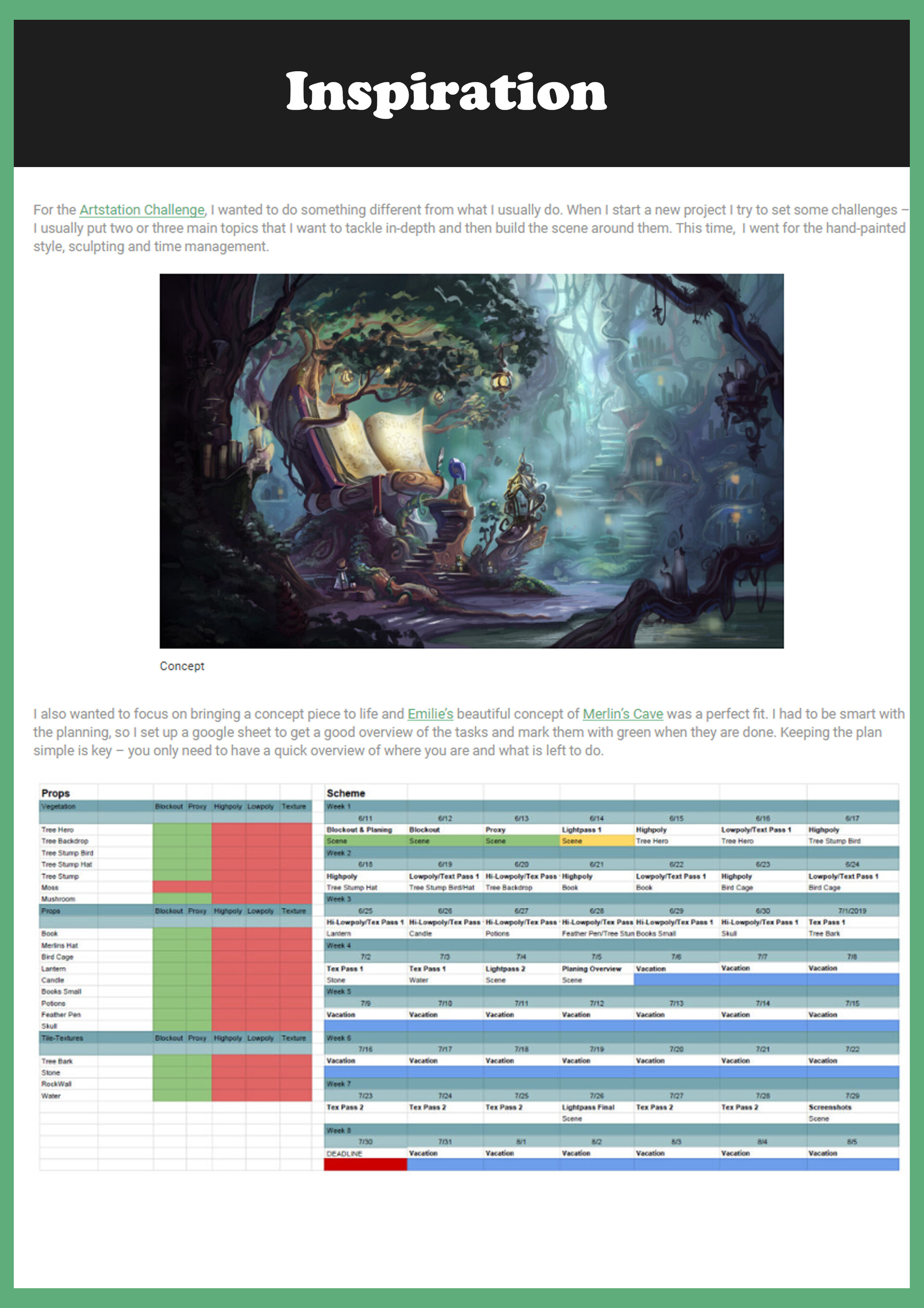 Jacob Claussen - 80 Level Article - Stylized Merlin's Cave: Quick ...
