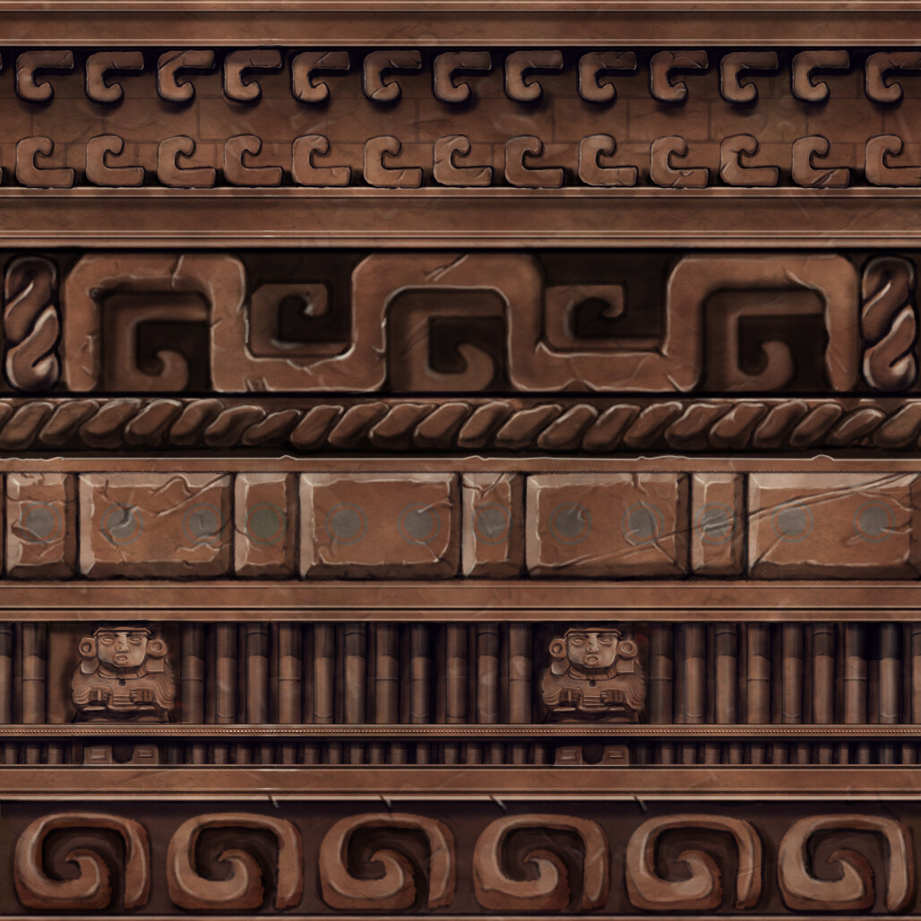 ArtStation - Maya Culture Trim Sheet