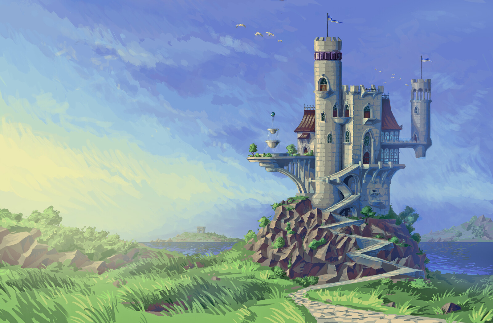 Charlie A. - Sky Citadel - Landscape