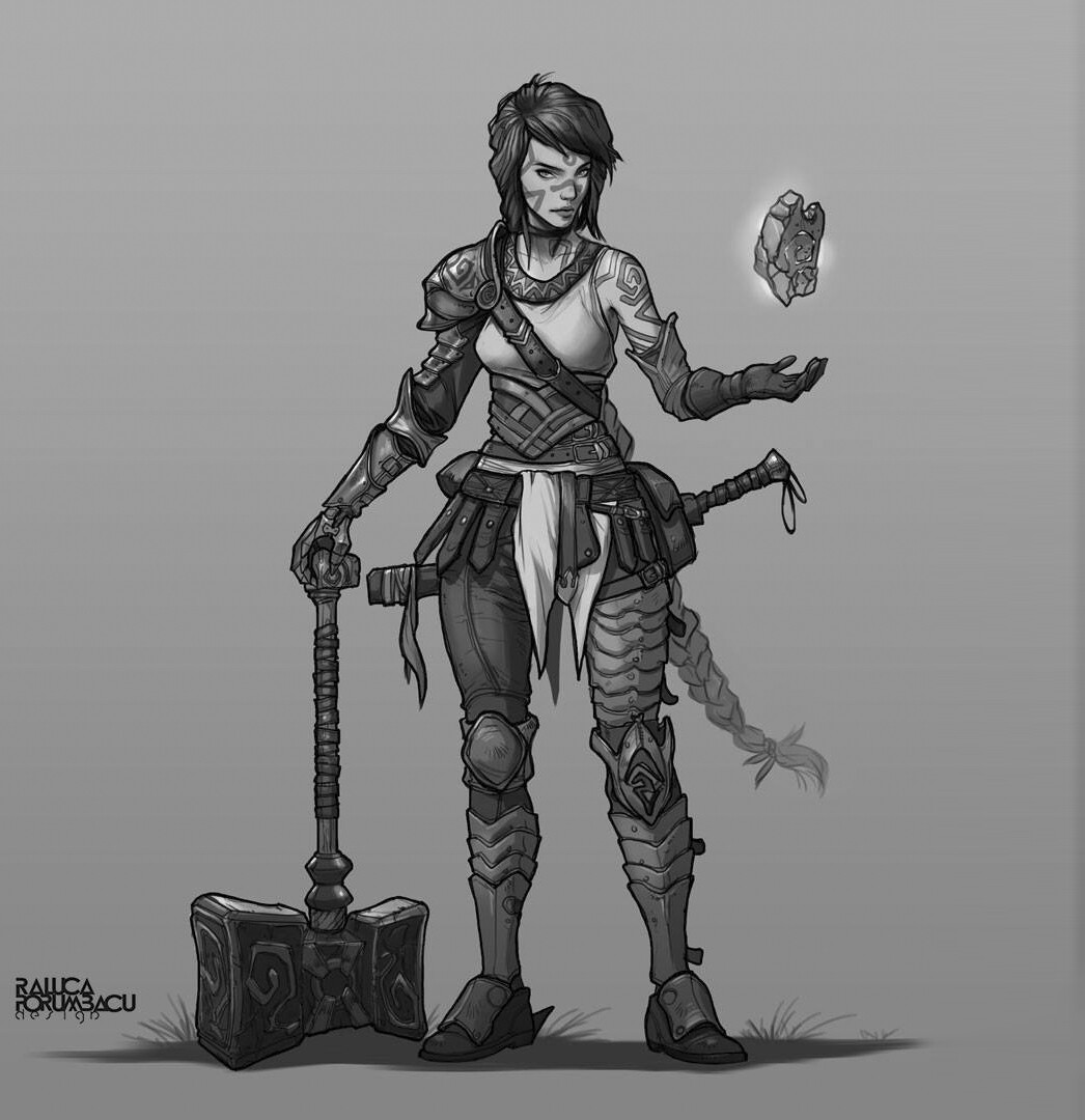 ArtStation - Warrior Character Design