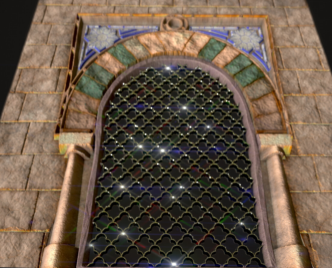 Guray TSTN - Substance Designer Ottoman Style Window