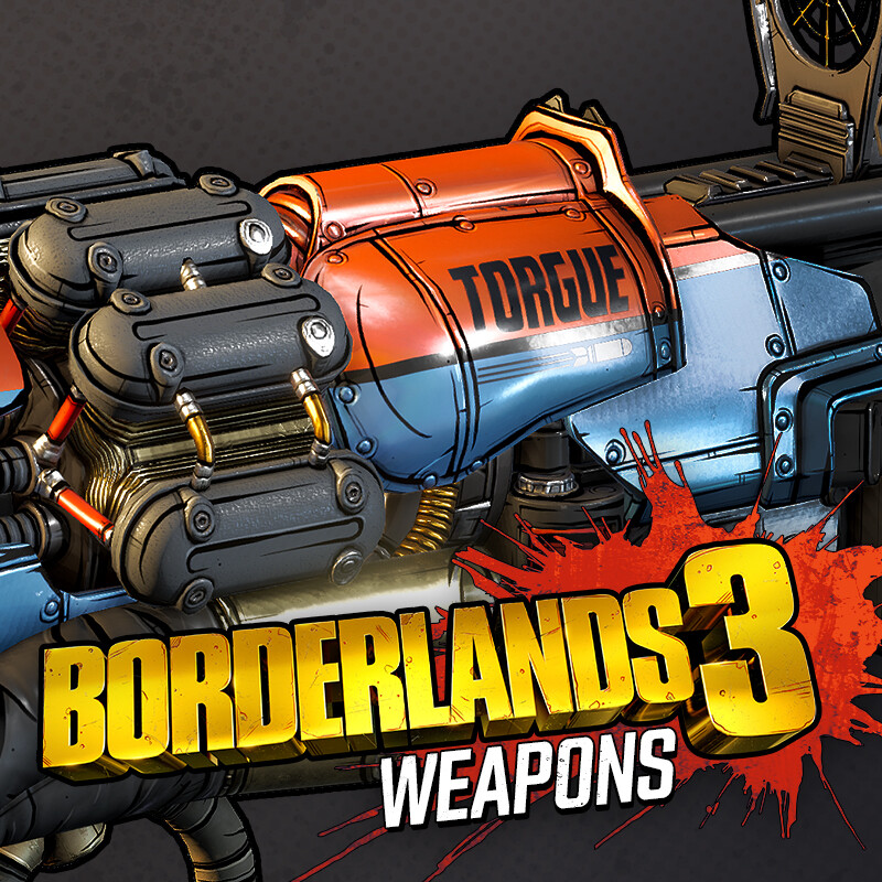 ArtStation - Borderlands 3 - Torgue Shotgun (Low Poly)