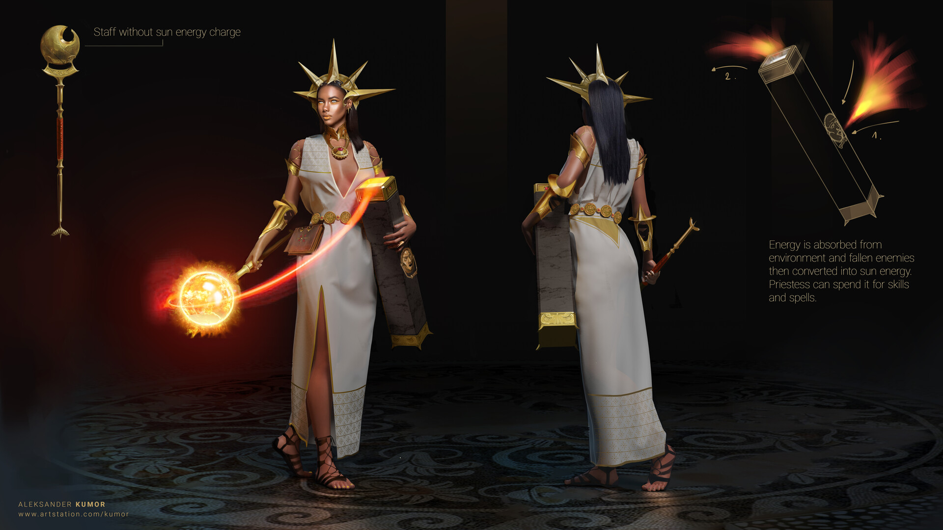 ArtStation - Priestess of The Sun