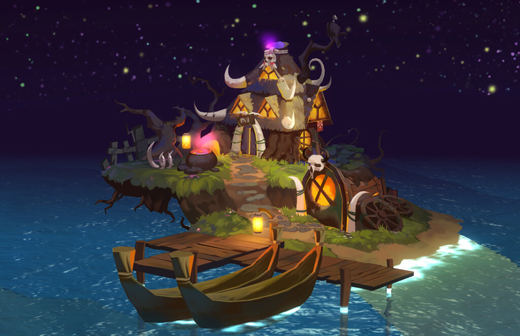 ArtStation - Skull house