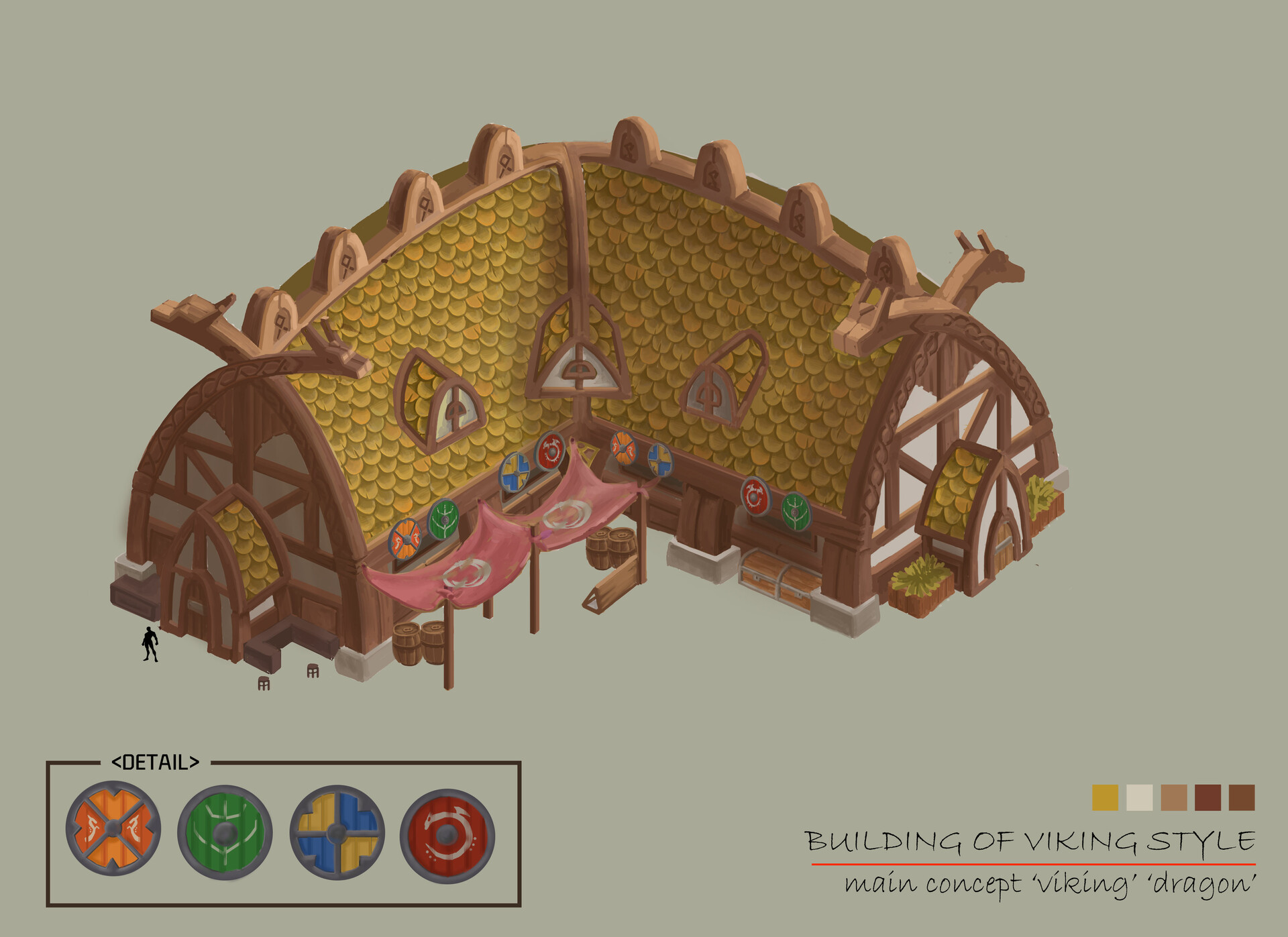 ArtStation - Viking concept architecture