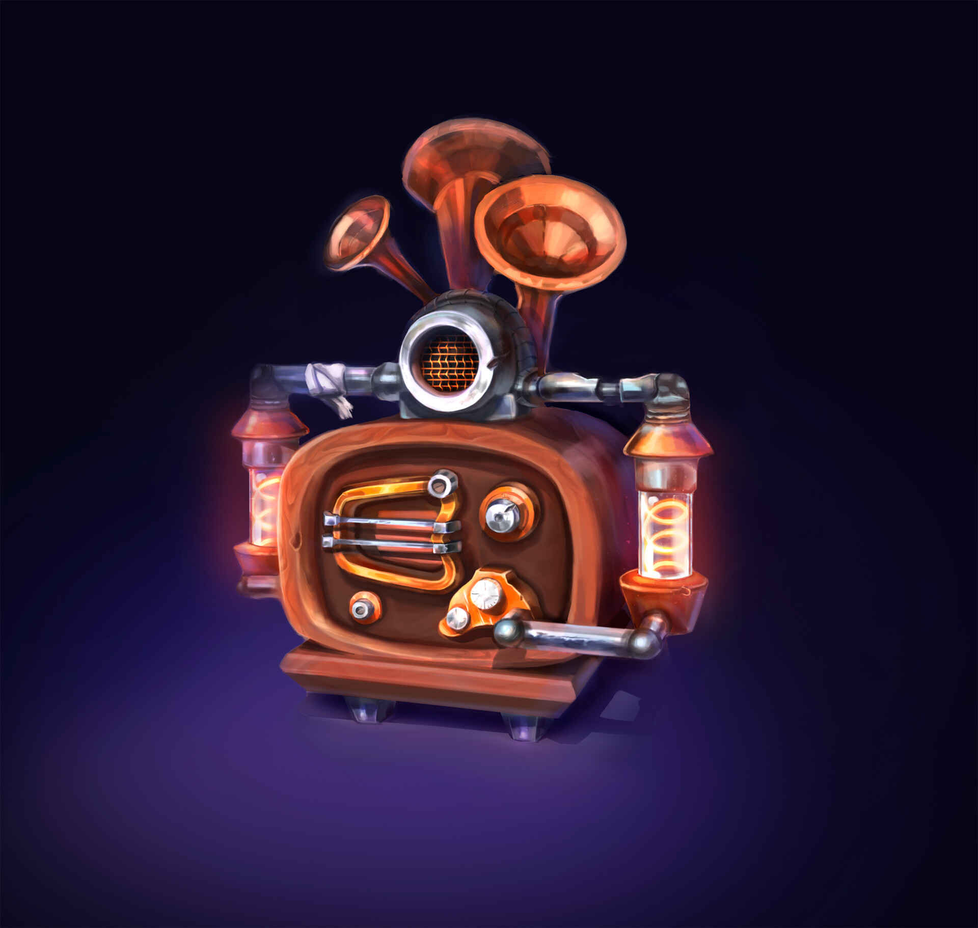 ArtStation - Radio (steampunk)