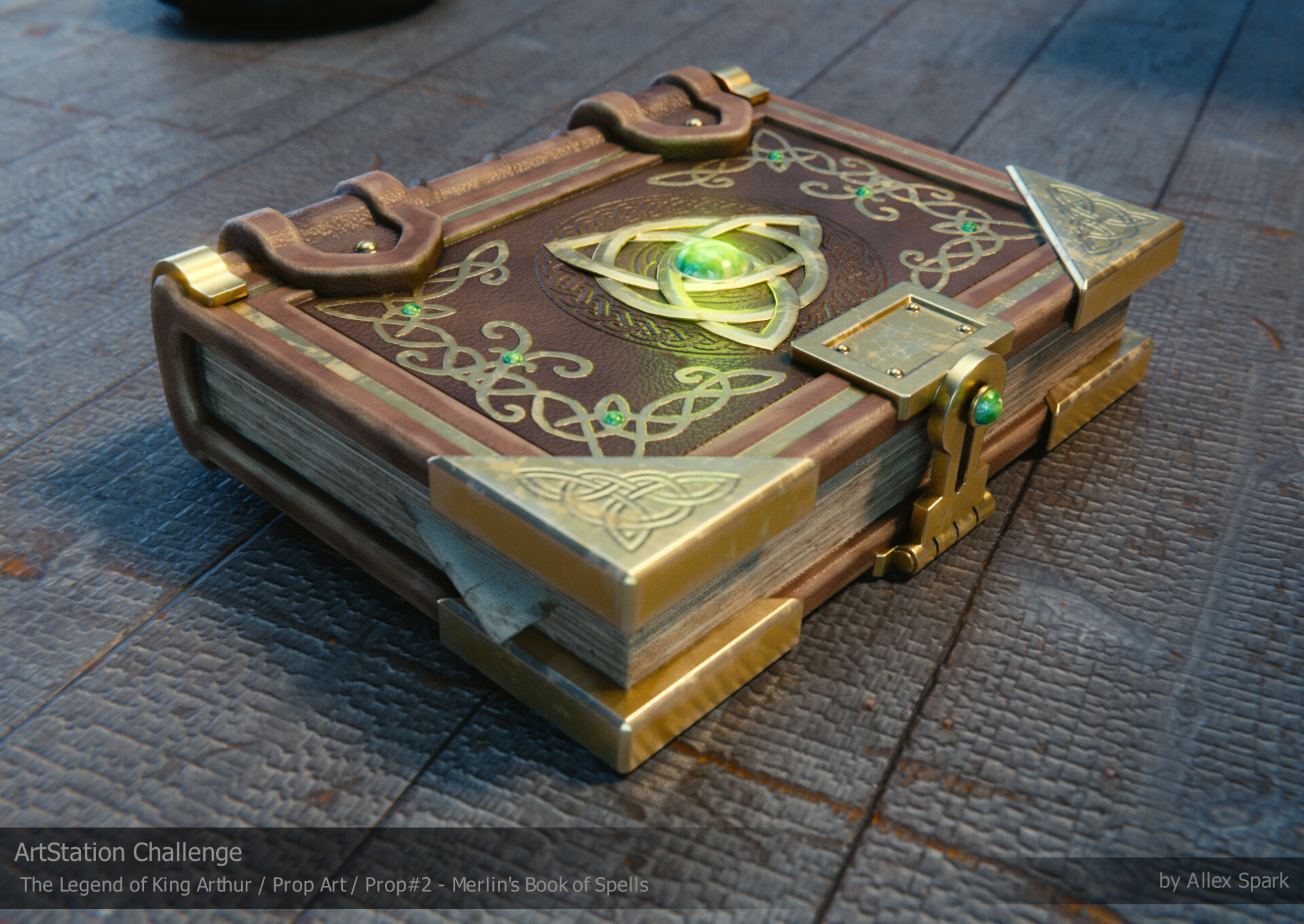 ArtStation - Merlin's Book of Spells