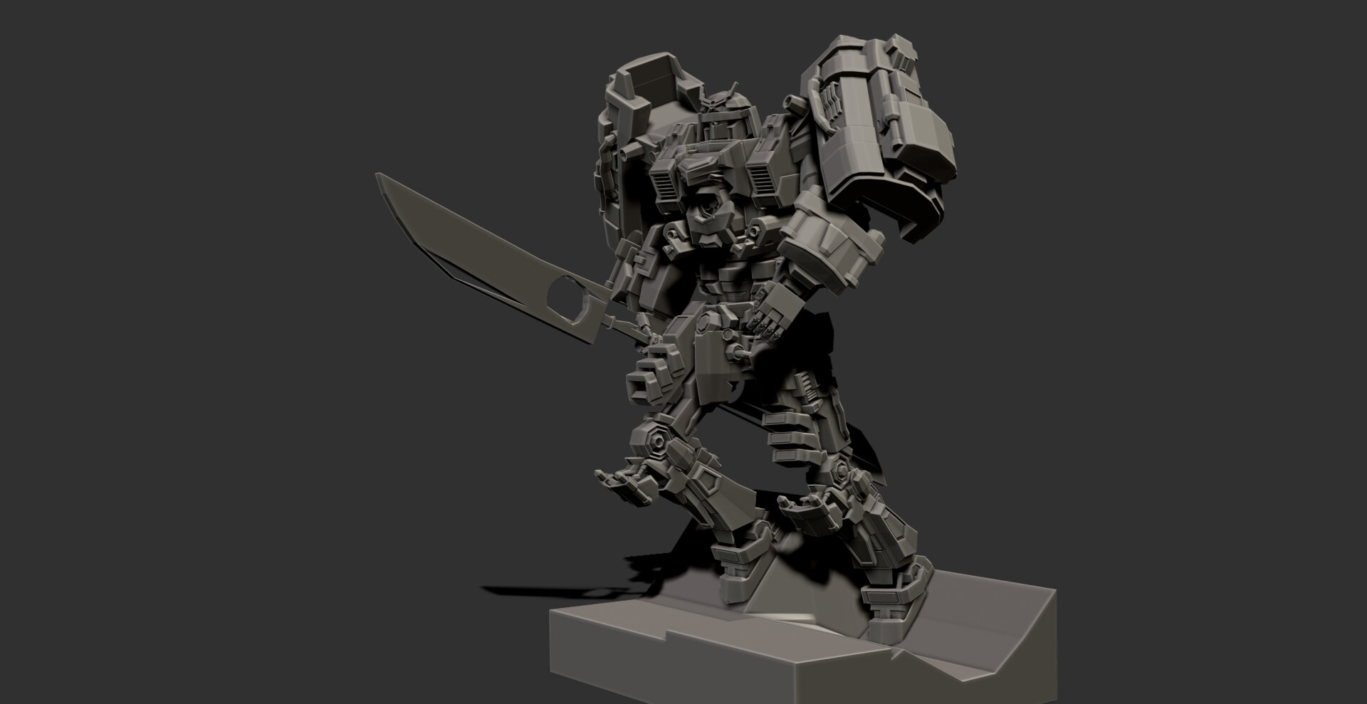 ArtStation - samurai mech