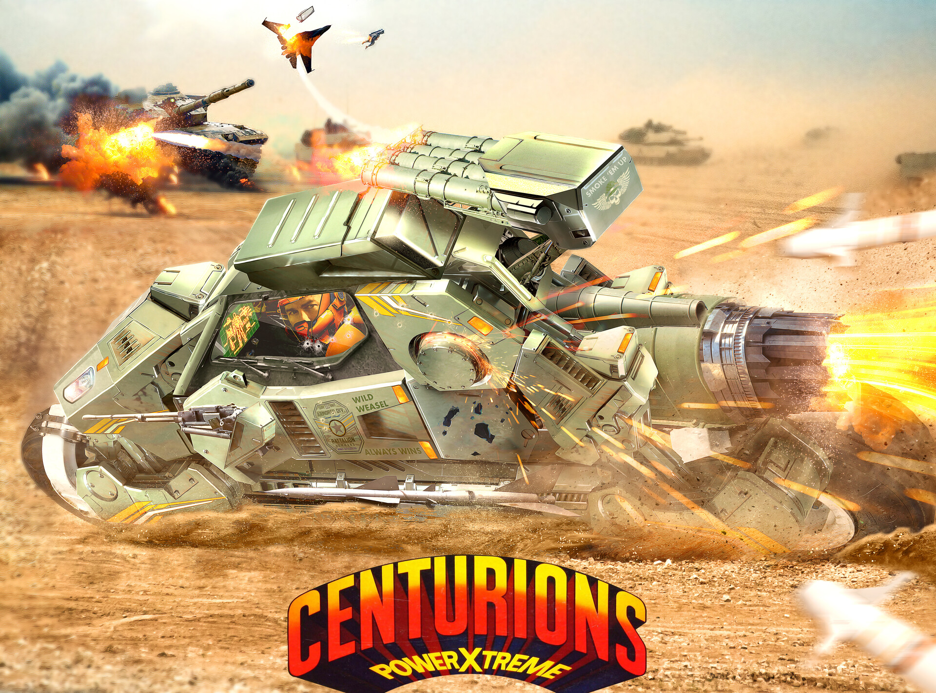ArtStation - Centurions (Jake Rockwell) WILD WEASEL Vehicle Design