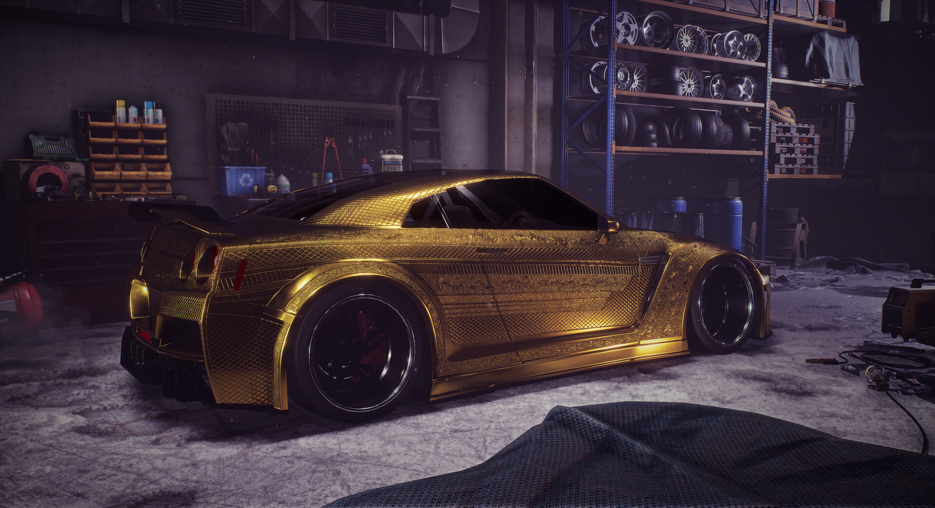 Benjamin Ghys - Engraved Nissan GTR Godzilla