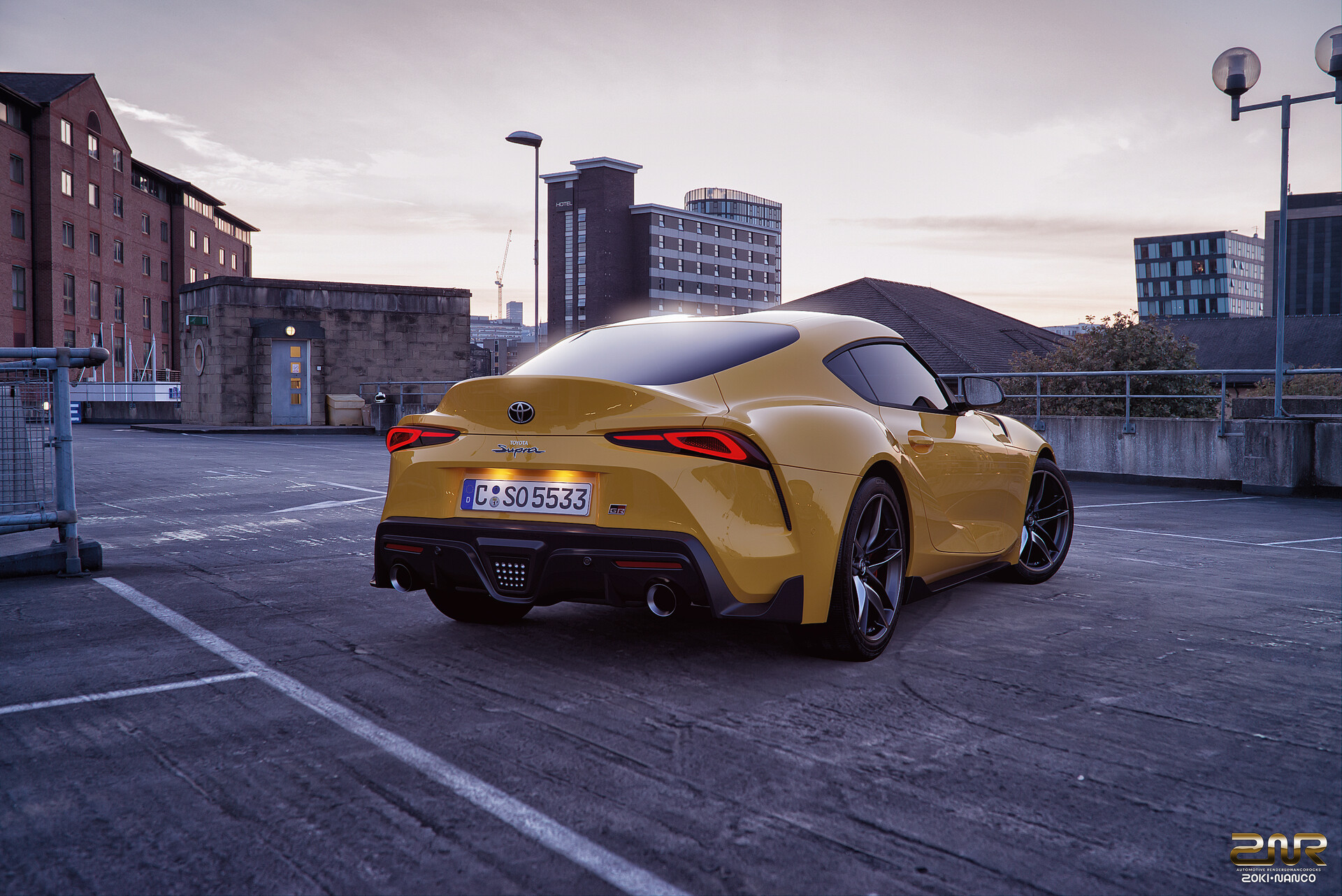 ArtStation - Toyota Supra GR